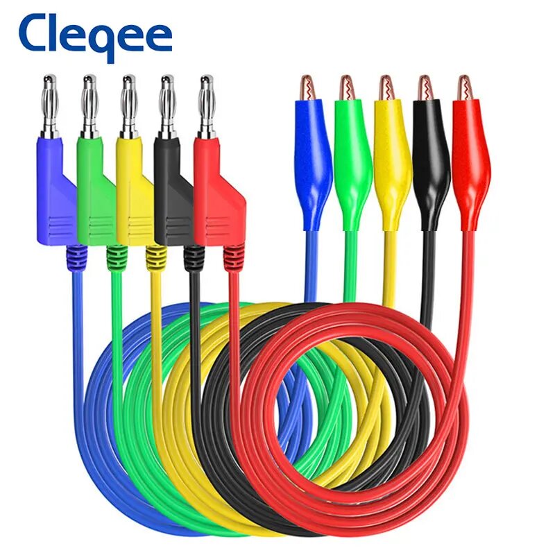 CLEQEE P1044 Тестовые провода 5 шт.
