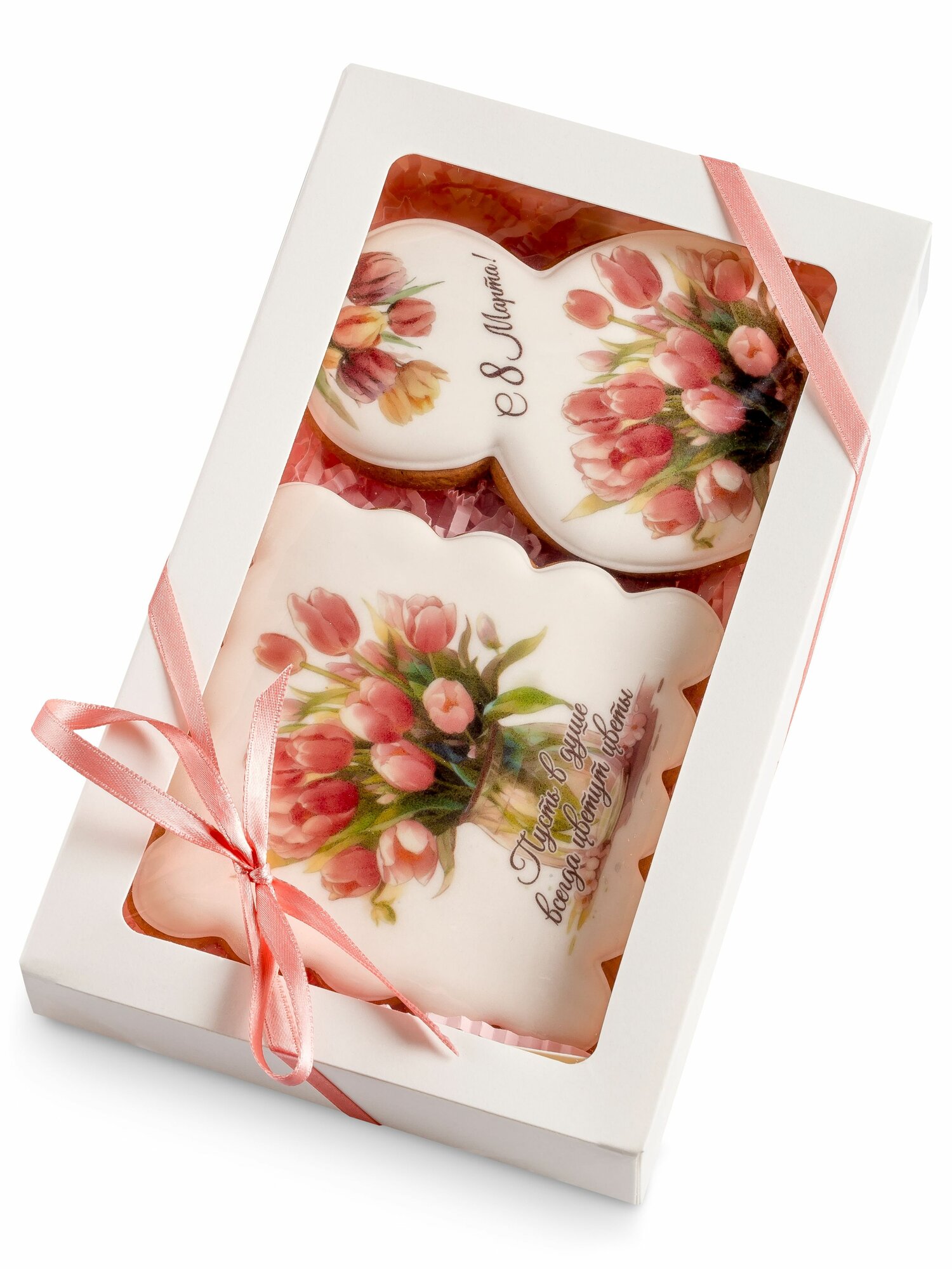 Набор имбирных пряников на 8 марта