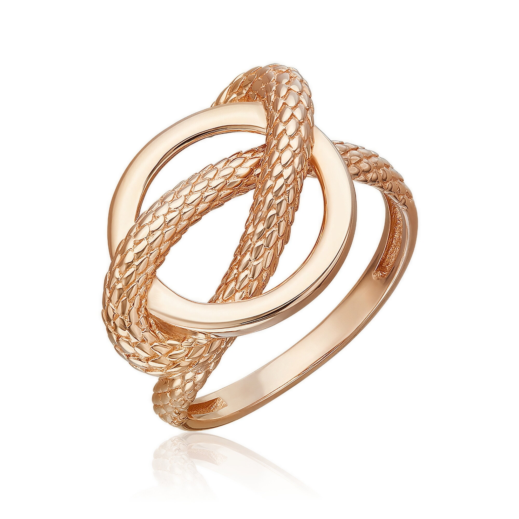 Кольцо, красное золото, 585 проба