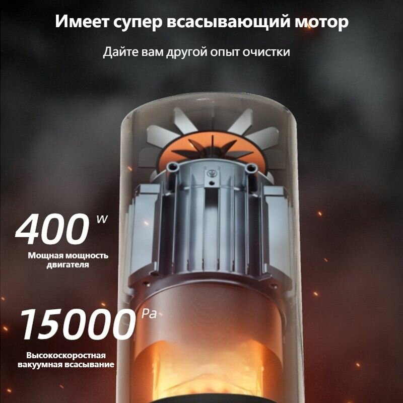 Пылесос Muzimaoyi Whale Shark, мощность 400Вт, сухая и влажная уборка, объём пылесборника 1.2л — фото 1