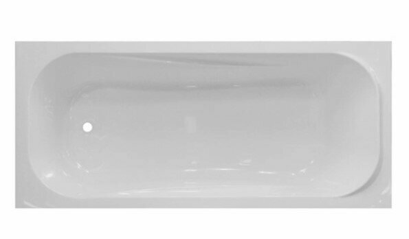 Ванна из литьевого мрамора Богема GRETTA 170x75 BG17075 белая глянцевая