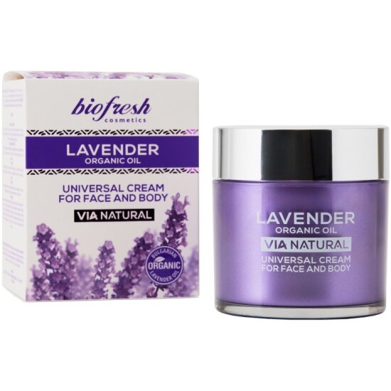 Крем для лица и тела Biofresh Lavender organic oil универсальный, 200 мл