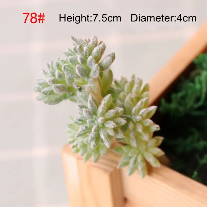 Искусственные суккуленты Wusmart BONSAI