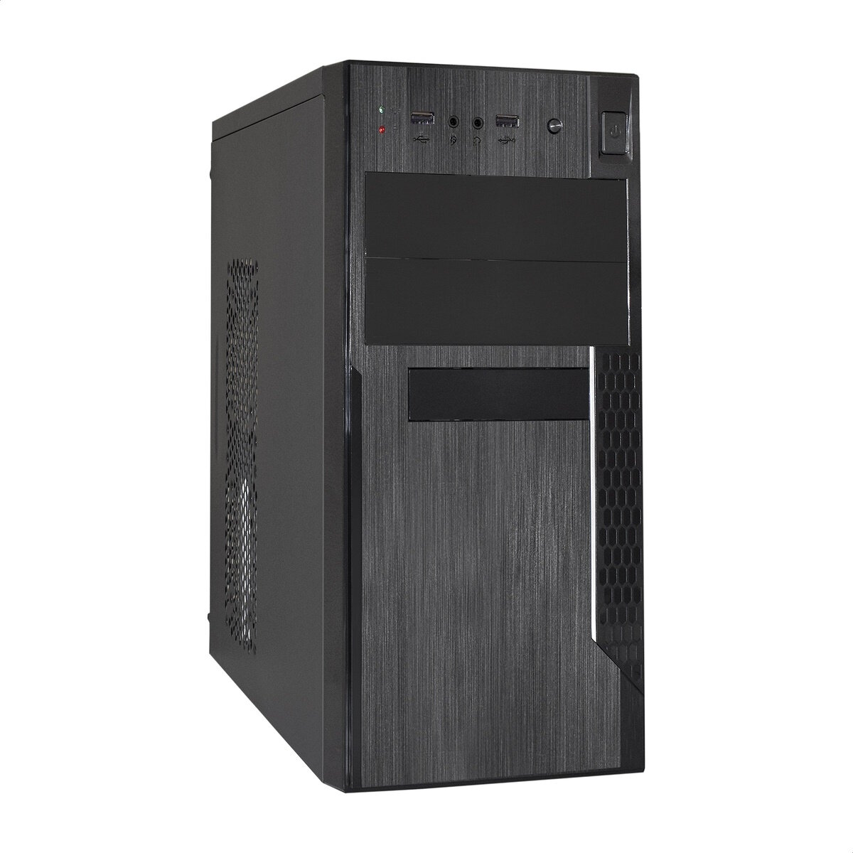 Корпус компьютерный Exegate EX283241RUS Mini-Tower ExeGate MA-373X, mATX UN350, 120mm 2*USB, черный