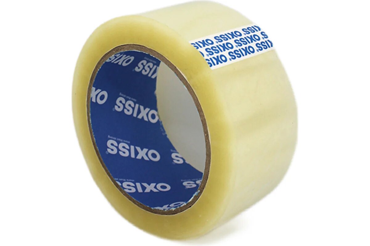 Oxiss Упаковочная клейкая лента 48 мм x 150 м прозрачная, толщина 45 мкм для коробок