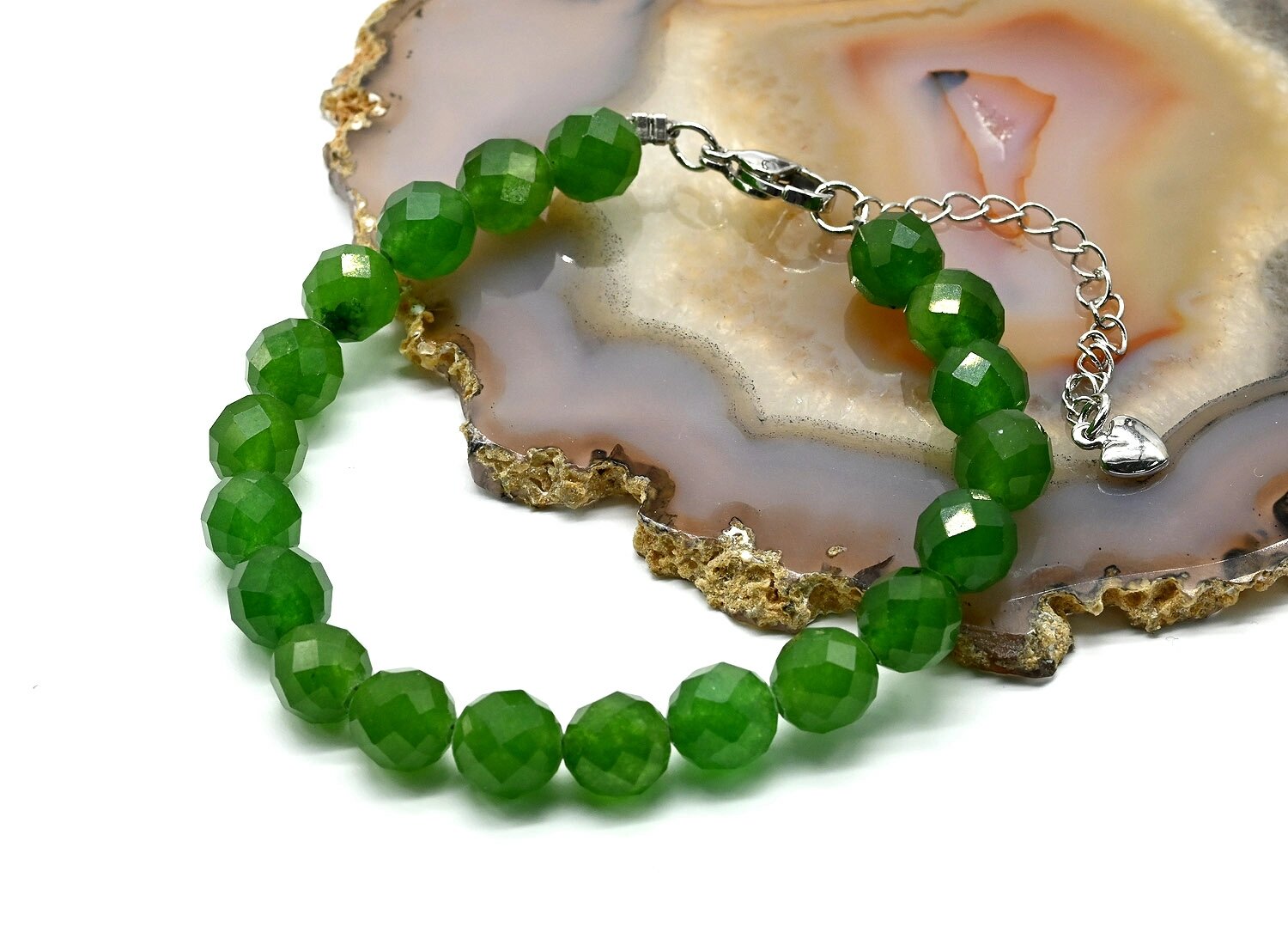 Браслет, кальцит