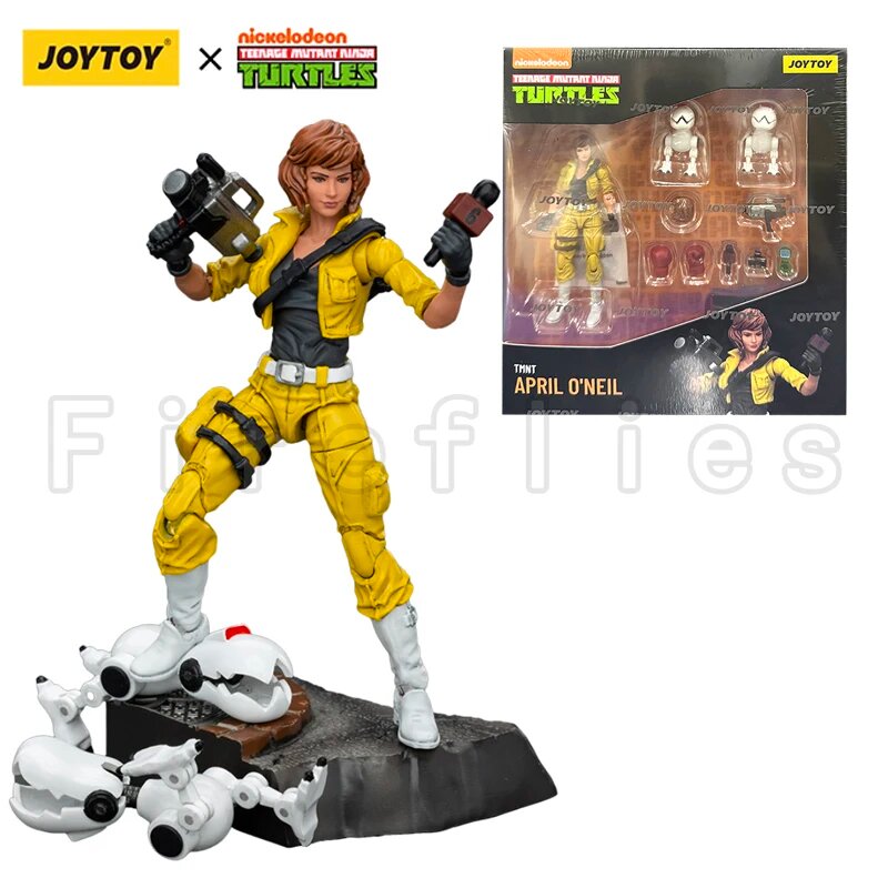 JOYTOY Фигурка Черепахи Splinter April O'Neil TMNT April O Neil