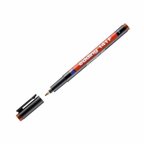 Маркер для глянц. поверхностей Edding 141/7 коричневый 0,6мм