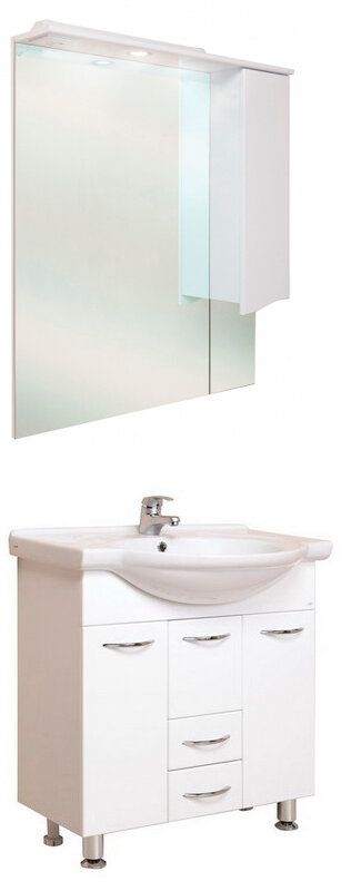 Мебель для ванной Onika Моника 75 R с корзиной