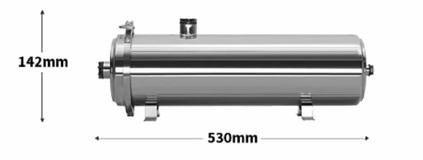 Фильтр для воды PVDF с высокой пропускной способностью для всего дома, 0,01 микрона, 1000-20000 л/ч, нержавеющая сталь SUS304, срок службы более 5 лет
