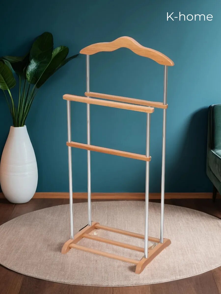 Вешалка напольная для одежды деревянная Норман бук