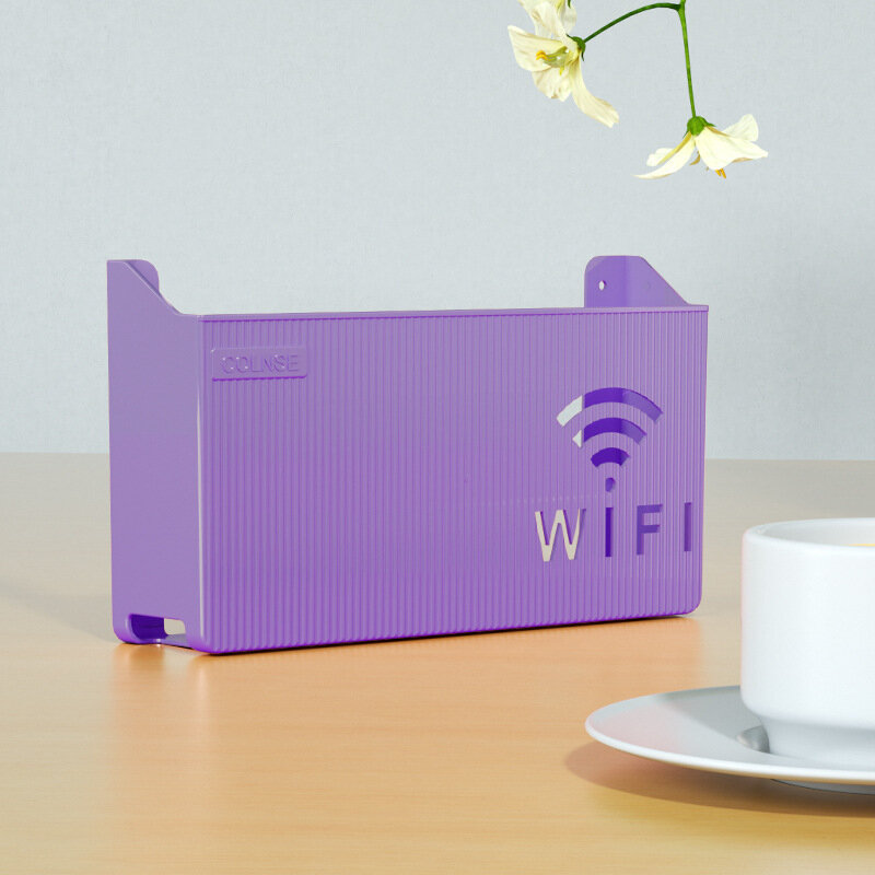 Полка для роутера на стену. Короб для роутера wifi Настенный стеллаж для хранения ящиков