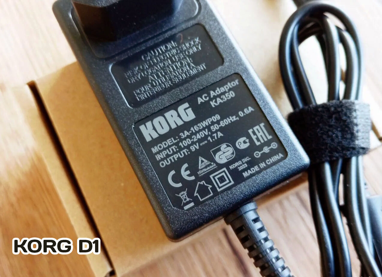 Блок питания KORG D1 для цифрового пианино (адаптер Корг 9V)