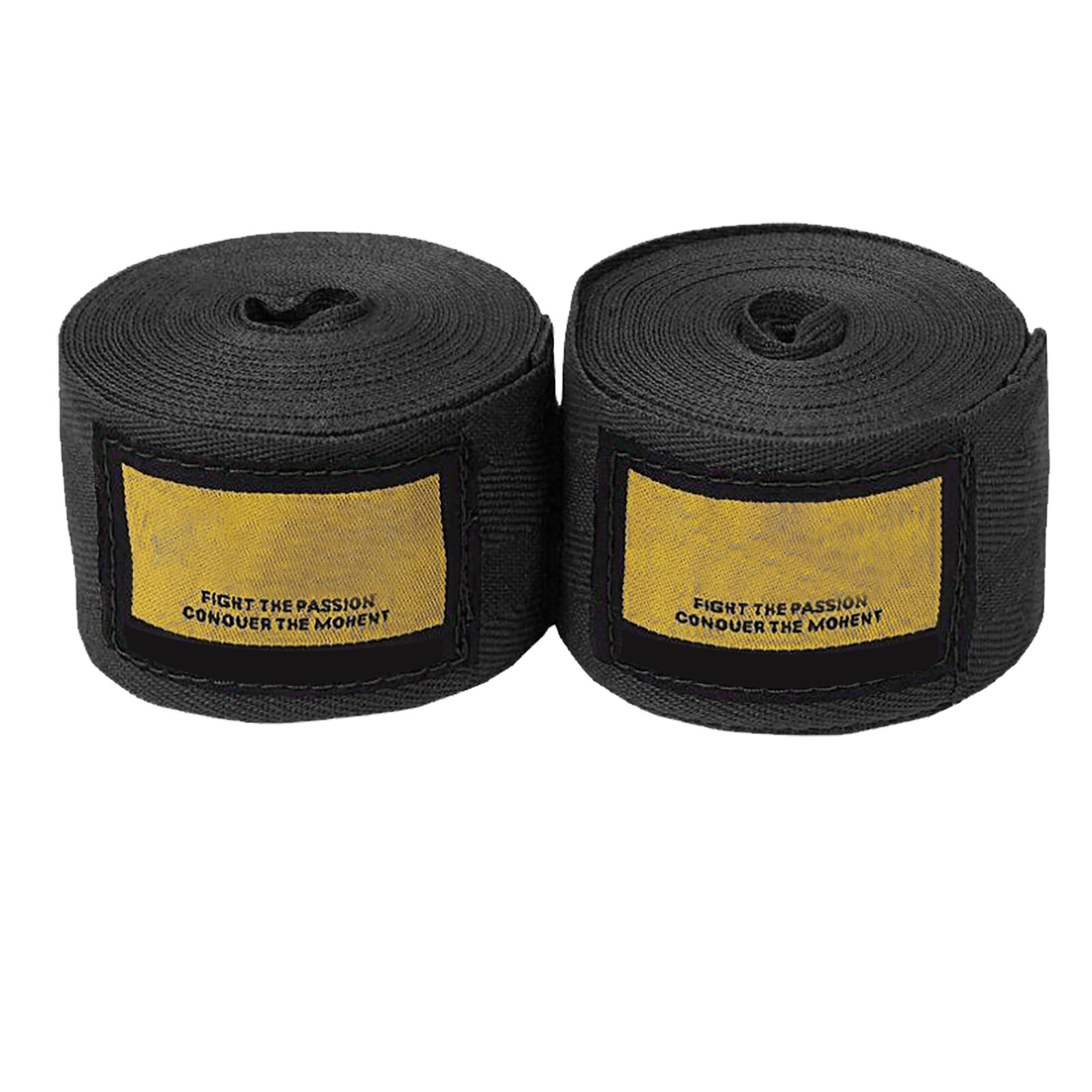 2 шт. боксерских бинтов, спортивных бинтов для кикбоксинга, бинтов для тайского бокса, боевых бинтов, защитных перчаток, черного цвета
