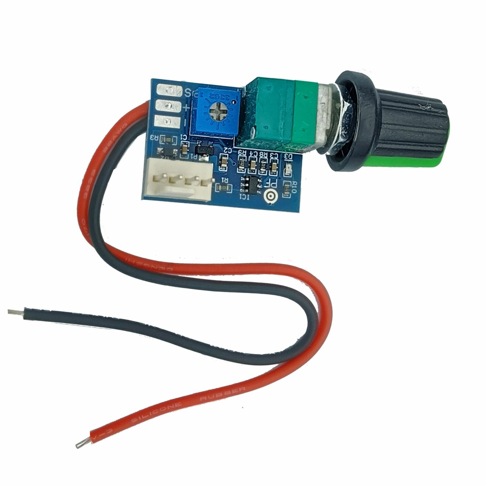 Ручной регулятор скорости двигателя ШИМ 12В 4 подачи с ручной