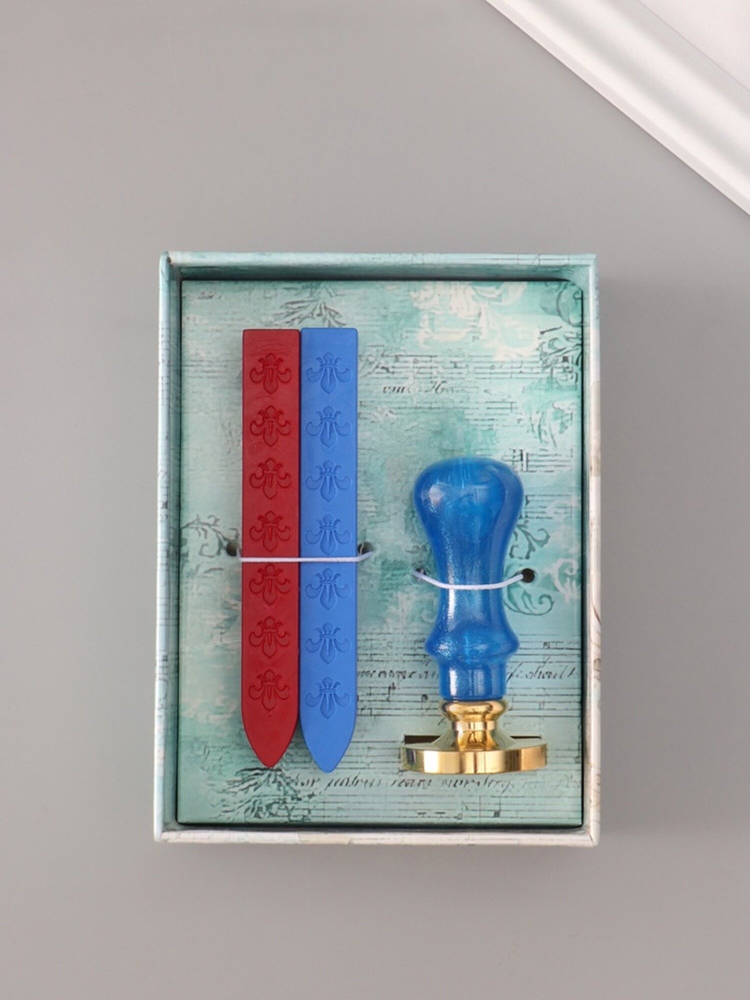 Подарочный набор для сургучной печати «Маяк», печать, ручка, сургуч, 12.5×10×3.6 см