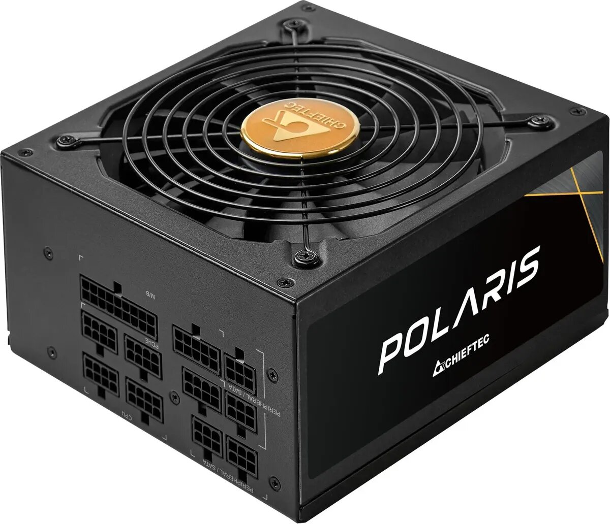 Блок питания CHIEFTEC Polaris PPS-1250FC, 1250Вт, черный