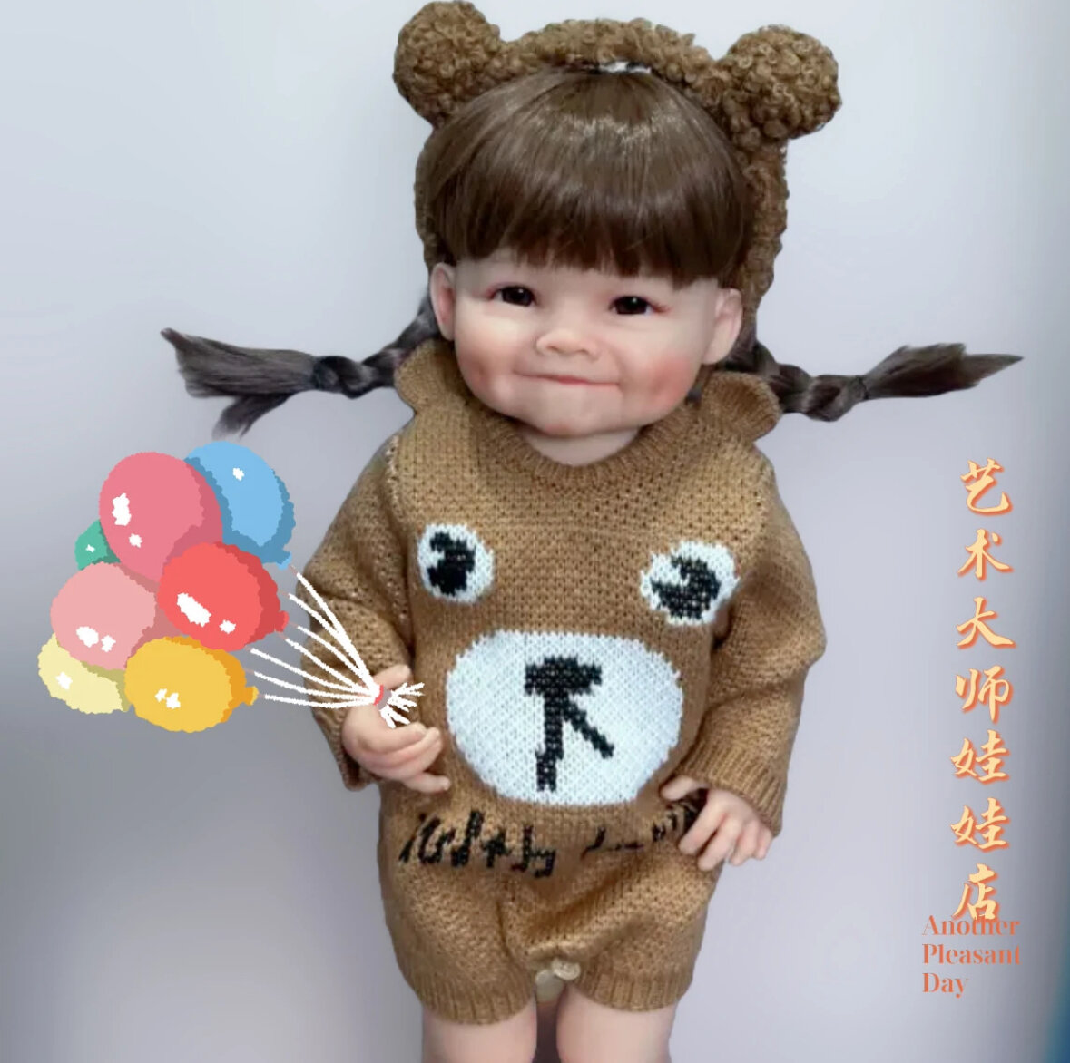 Кукла, около 22 дюйма, силиконовая, для купания, реалистичная, гибкая, с париком