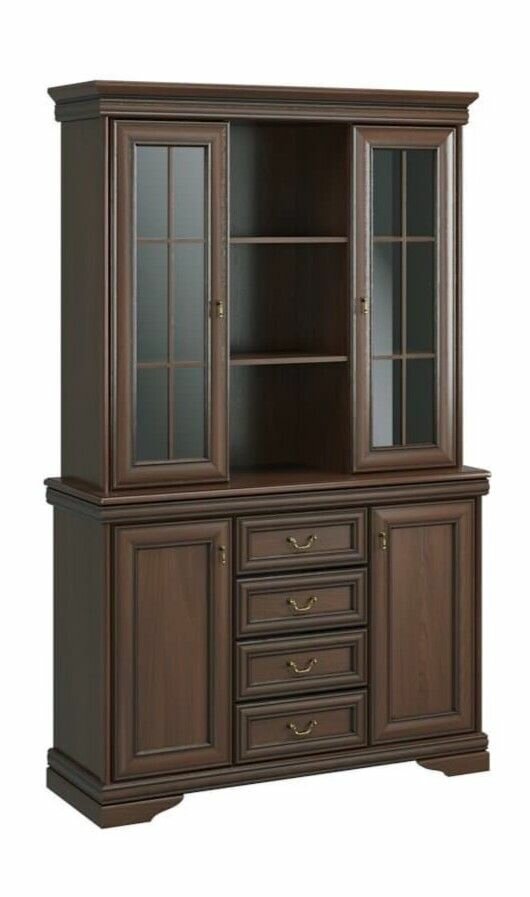 Шкаф витрина Владимирская мебельная фабрика "София", 126x45x207 см