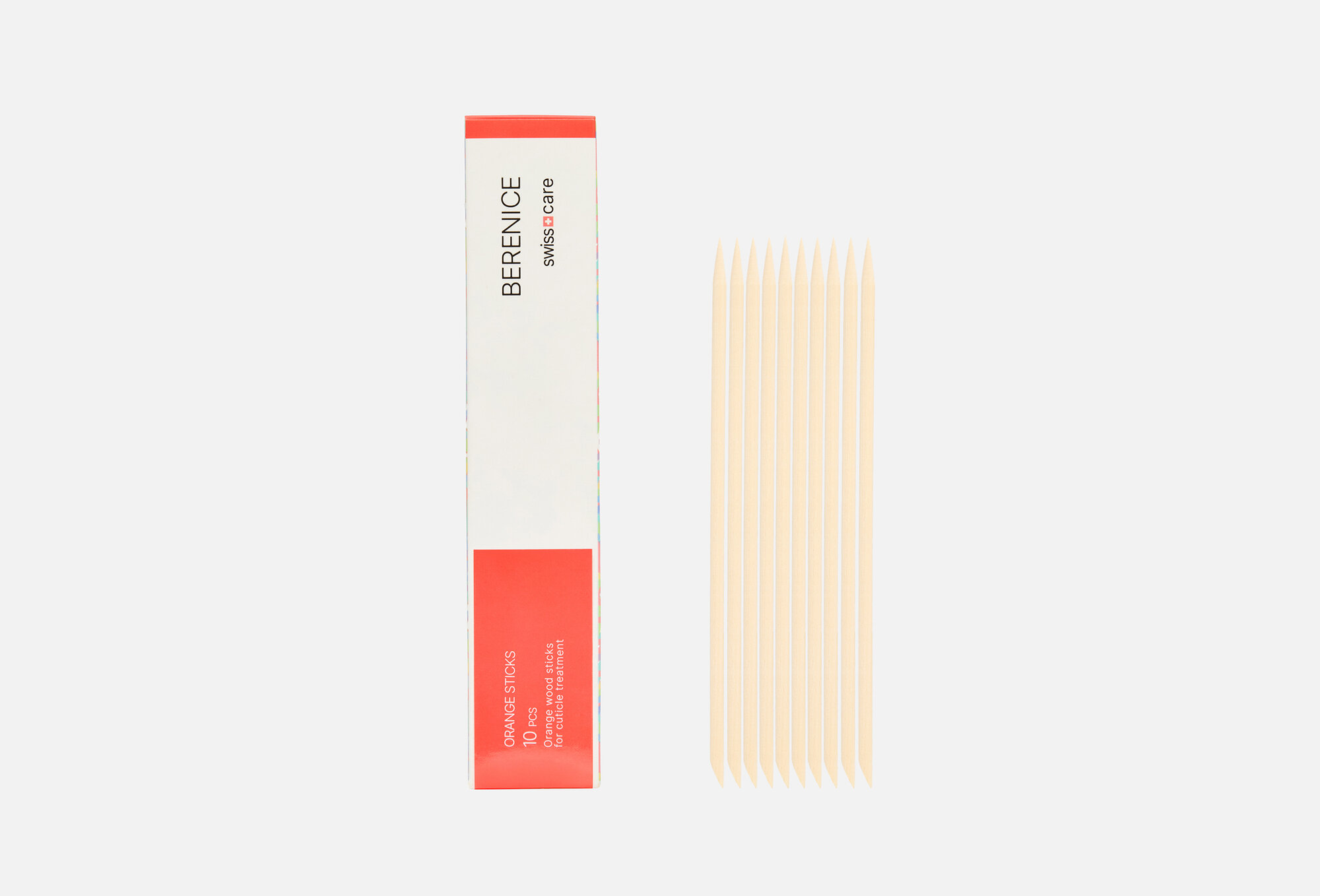 Апельсиновая палочка 13 см BERENICE Orange wood stick for cuticle treatment