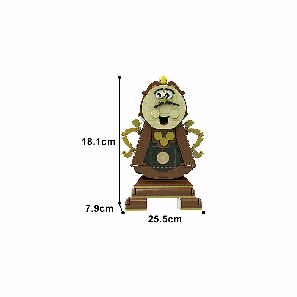 MOC-182659 Игрушка-строитель CogsWorth «Красавица и чудовище» CogsWorth, совместимая с частицами LEGO