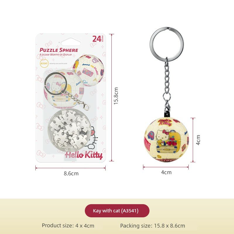 3D-пазл-брелок в форме сферы, 24 детали, баскетбол, футбол, креативный кулон, подарок на День святого Валентина для