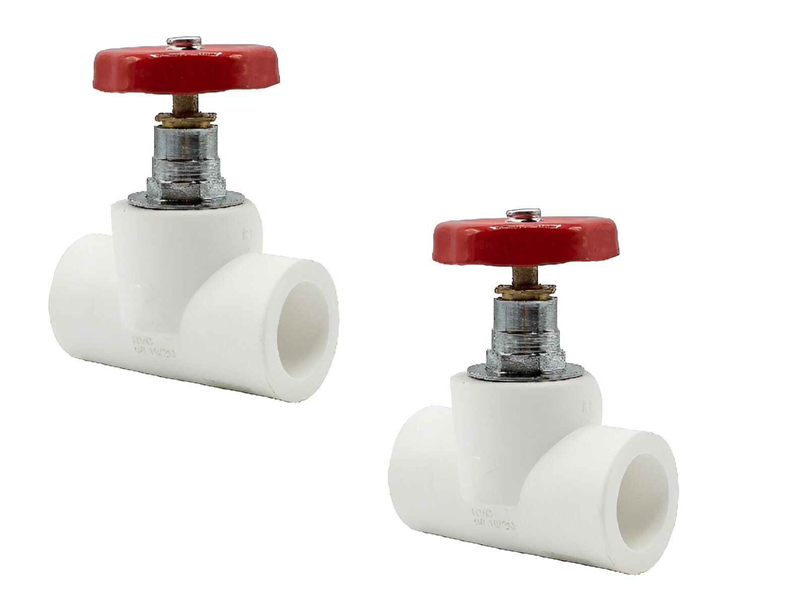 Набор вентиль (клапан) полипропиленовый 20 мм RVC (комплект 2шт)