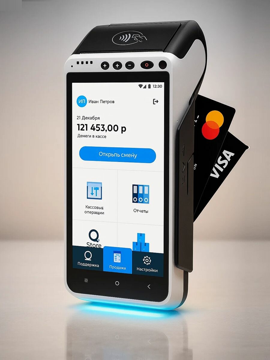 Онлайн касса AQSi5-Ф с эквайрингом