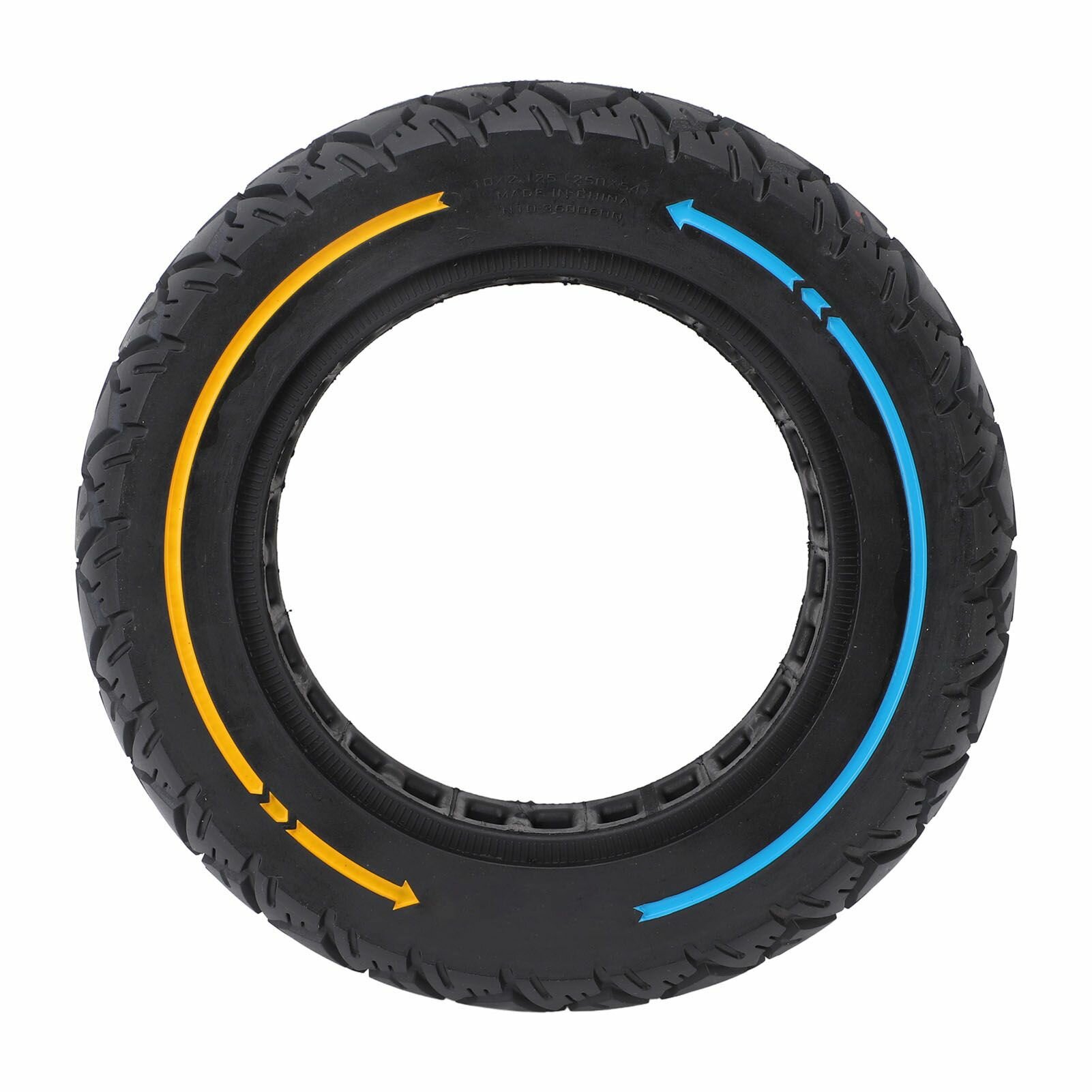 10-дюймовые шины для электросамоката, бескамерные, цельнорезиновые, 10x2,125, передние и задние колеса, универсальная замена для моделей M4 M365