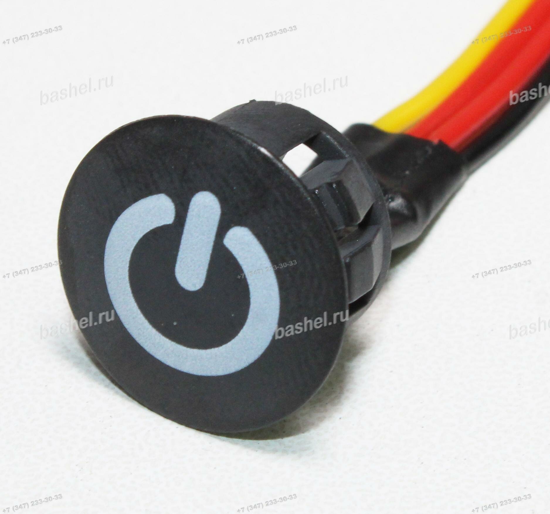 BTS 3.3-5V BLACK Dimming D-13mm (2А, диммирующая, гаснущая), Кнопка сенсорная