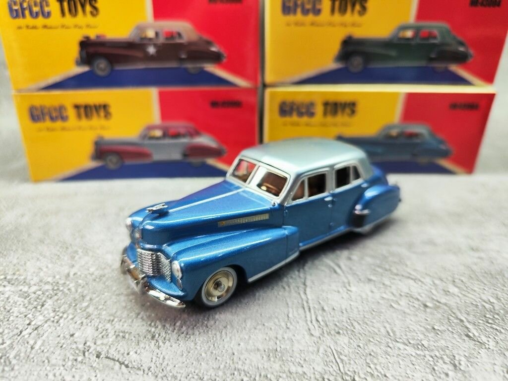 GFCC Масштаб 1:43 1941 Cadillac Fleetwood Series General Patton Классическая литая модель автомобиля