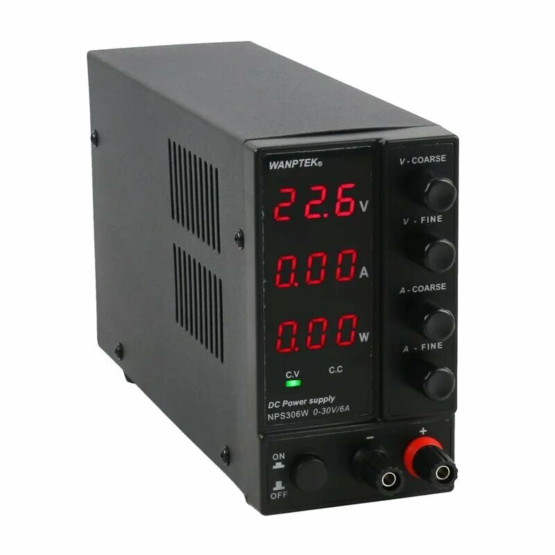 NPS306W регулируемый импульсный источник питания постоянного тока 30 В 6 А с дисплеем питания