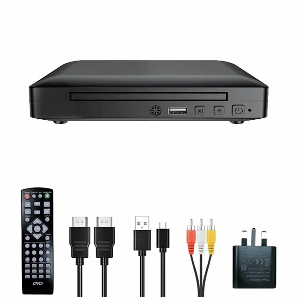 DVD Player VCD Disc Media Media с RCA Output USB Remote Control, Британские регулирующие органы