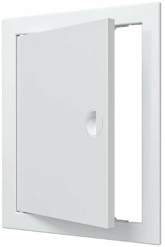 Люк-дверца ревизионная 250х300мм (268х318 с фланцем, 246х296 по посадке) с ручкой, АБС пластик