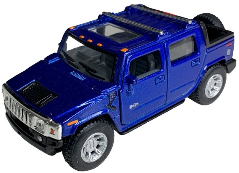 Модель автомобиля металлическая "Hummer H2", цвет синий, масштаб 1:40