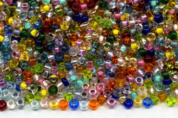 Бисер чешский PRECIOSA Микс 10/0 #014, оттенок разноцветный , 50г