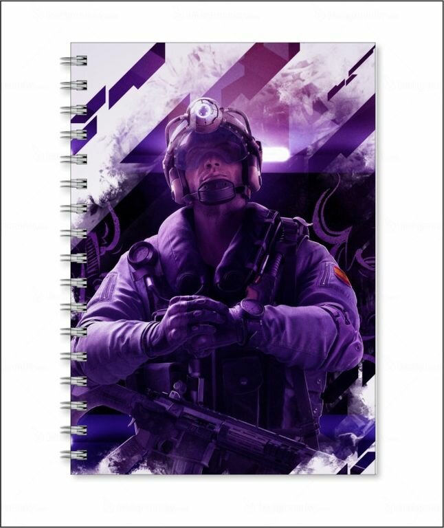 Тетрадь Tom Clancy’s Rainbow Six, Том Клэнси’с Реинбоу Сикс №2, Размер А6 - 10 на 15 см