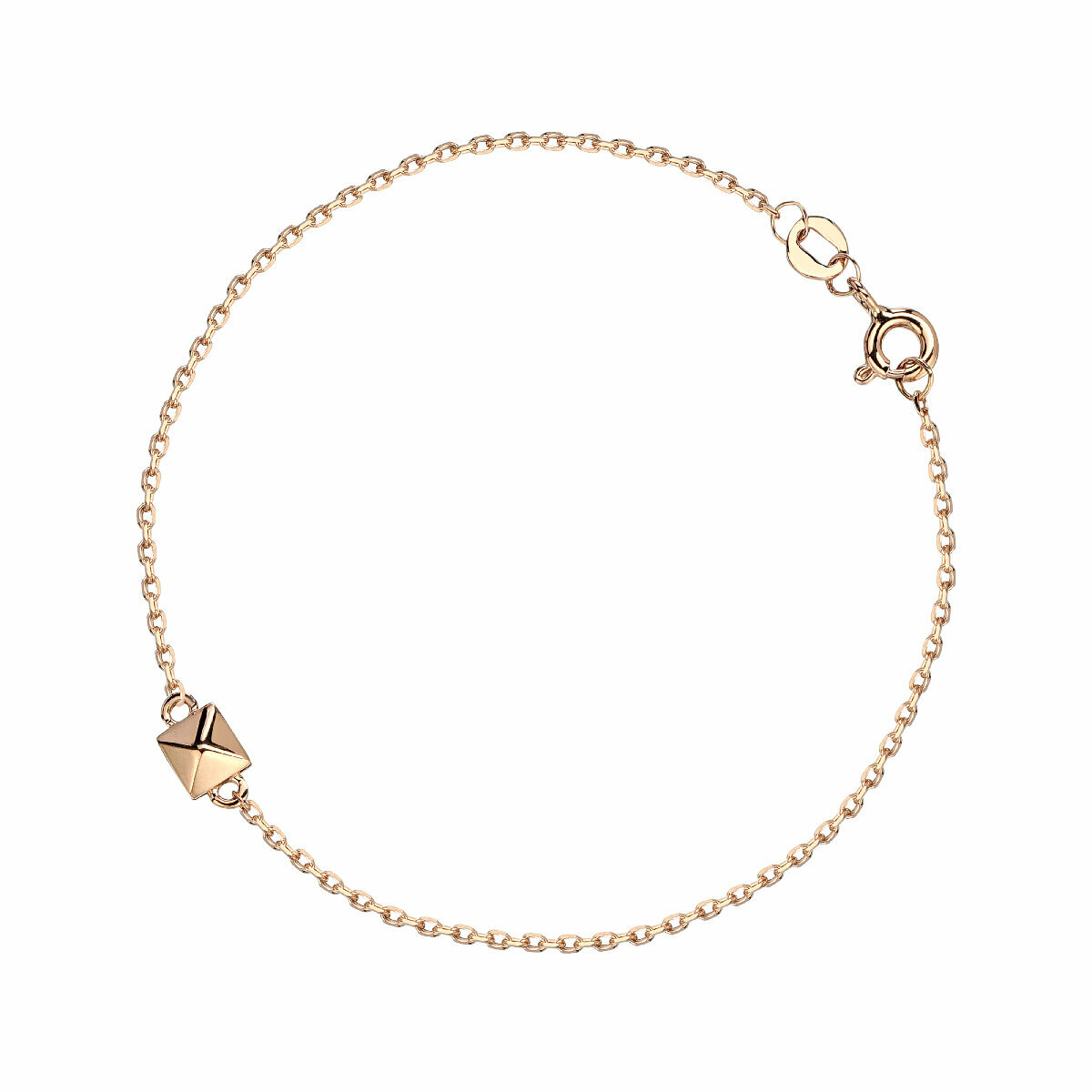 Браслет, красное золото, 585 проба