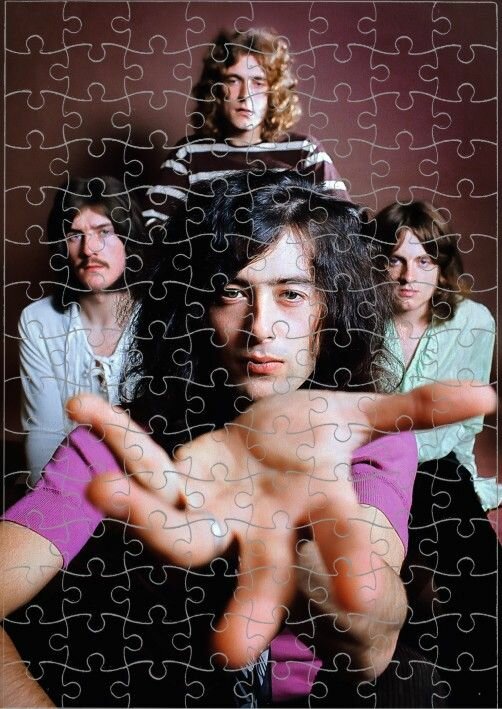 Пазл Led Zeppelin, Лед Зеппелин №10, А4