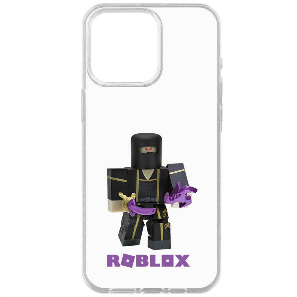 Чехол-накладка Krutoff Clear Case Roblox-Ниндзя Ассасин для iPhone 15 Pro Max