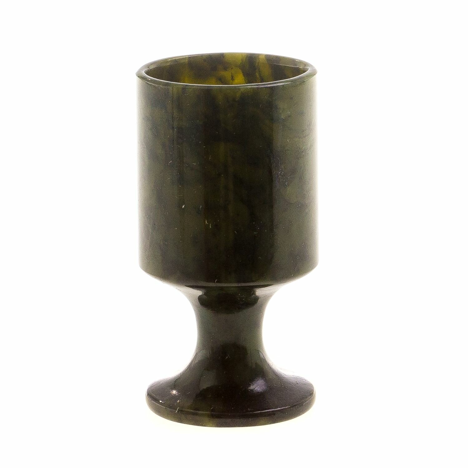 Рюмка на ножке камень нефрит 4х7,5 см 121402