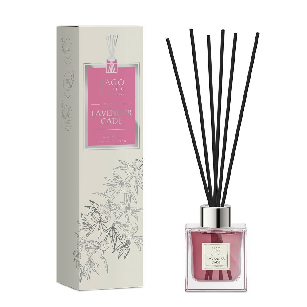 Можжевельник и лаванда BAGO home ароматический диффузор 40 мл