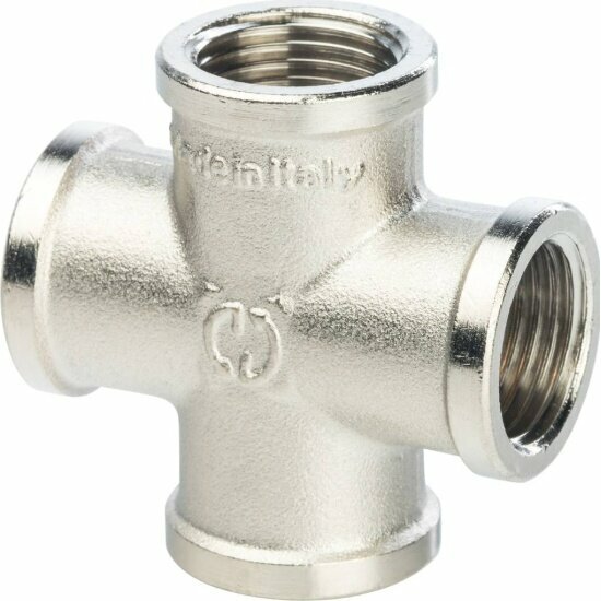 Крестовина Stout SFT-0031-000012 ВВ никелированная 1/2