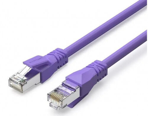 Патч-корд Vention прямой SFTP cat.6A, RJ45 - 0,3м. Фиолетовый