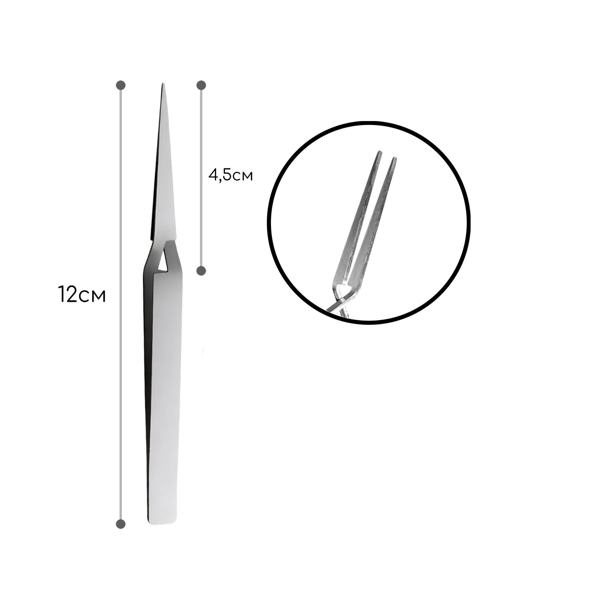 Обратный пинцет для зажима арки Nail Best