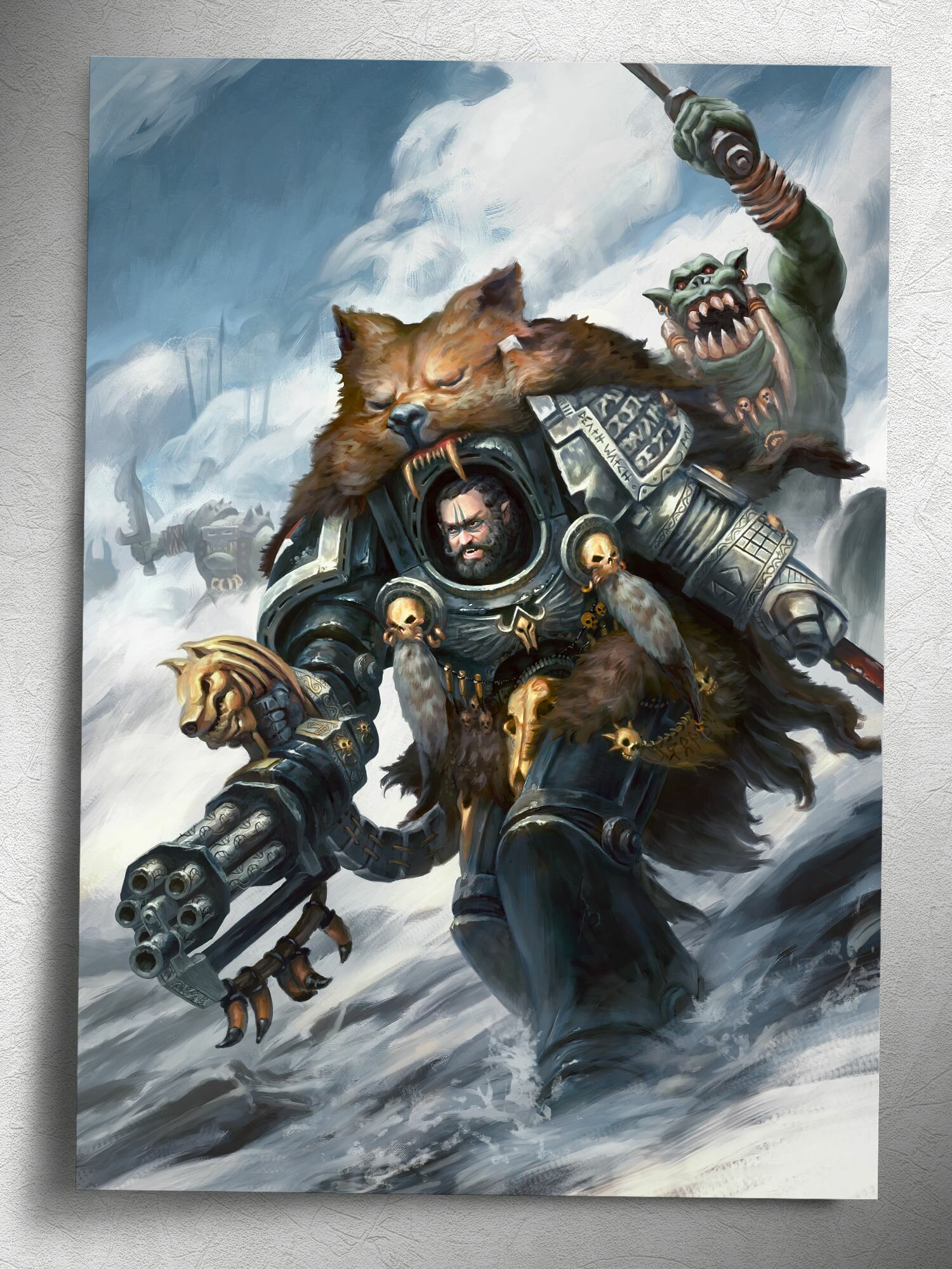 Постер: Космический Волк (Вархаммер 40000, Warhammer)