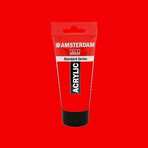 Краска акриловая AMSTERDAM цв.№399 красный нафтоловый темный туба 20мл