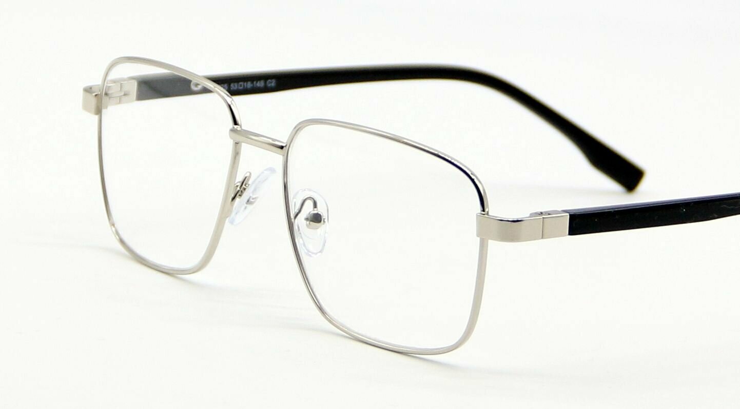 Готовые очки для зрения, оправа металл, корректирующие, мужские Marcello GA0225 C2 с диоптриями -3 для дали