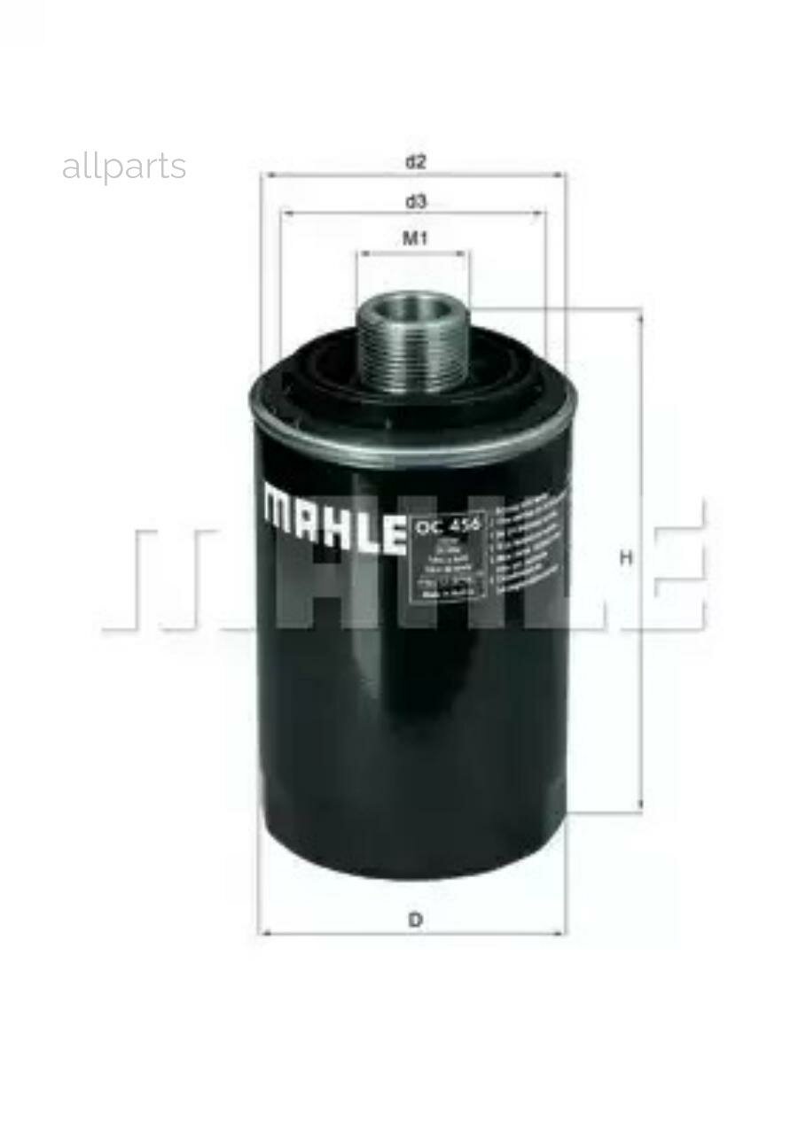 MAHLE OC456 Фильтр масляный