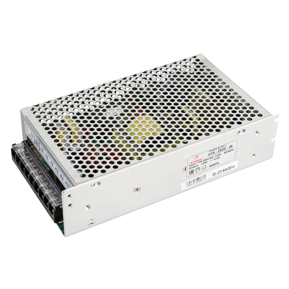 Источник напряжения Arlight Блок питания HTS-250M-48 (48V, 5.2A, 250W)
